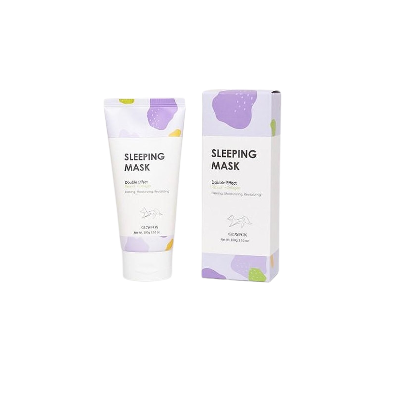 Glamfox Double Effect Sleeping Mask Retinol + Collagen Маска за сън с ...